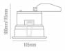 Masson For Light fire acoustic downlight drawing - Masson For Light