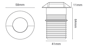 Masson For Light recessed_steplight_drawing - Masson For Light